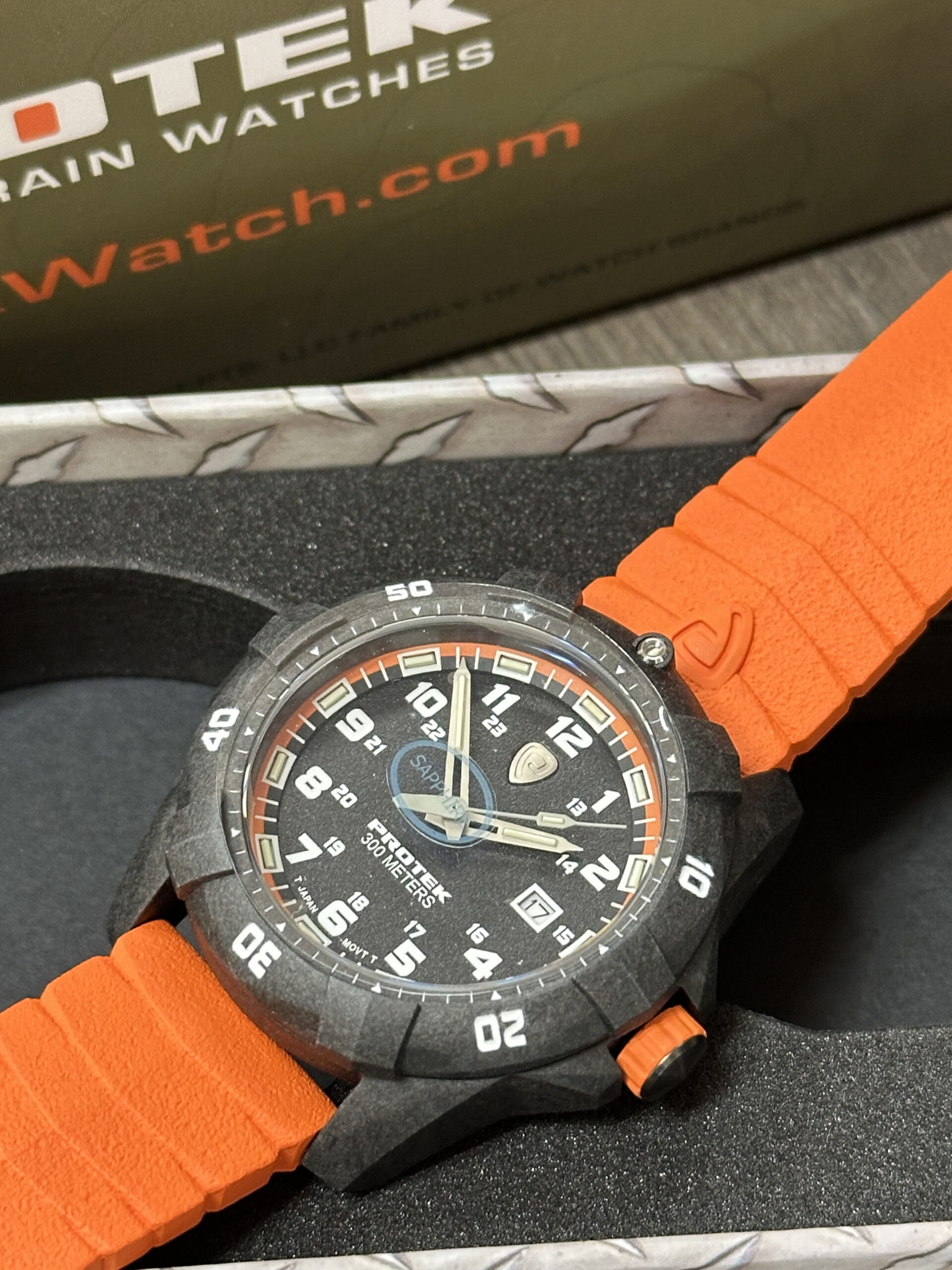 Protek Dive Watch Review | Series 1000 Carbon Tritium Quartz